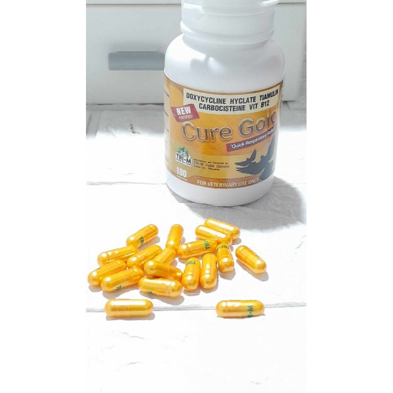 CURE GOLD -( 25 pcs)(MABISANG GAMOT SA ONE EYE COLD AT SIPON NG ...