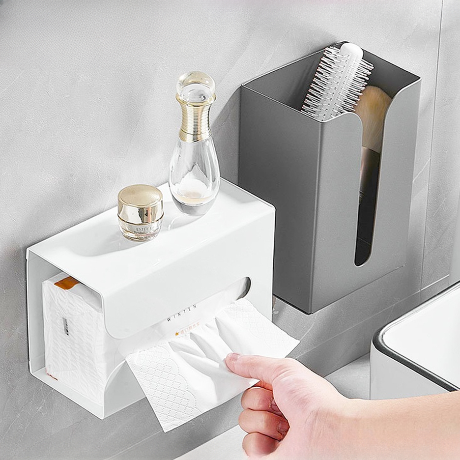 Tissue Paper Rack Without Punching Adhesive Punch-freeTissue Box for ...