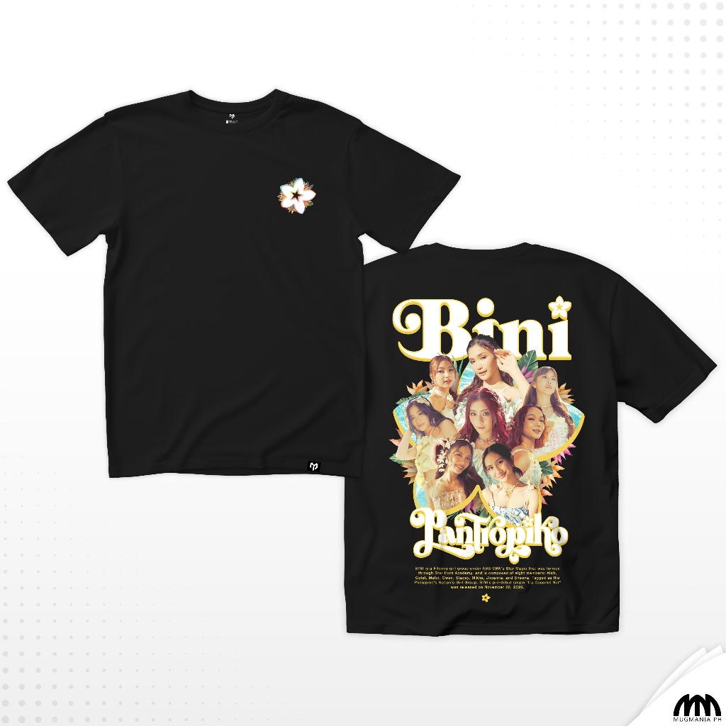 BINI Merch - Mugmania- BINI Pantropiko T-shirt - Aiah, Colet, Gwen ...