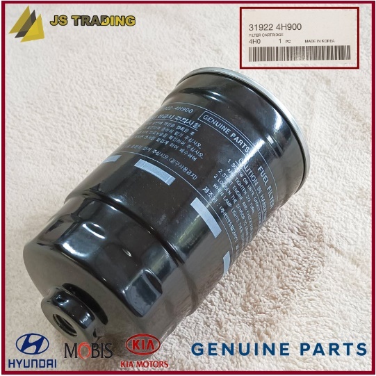 319224H900 31922 4H900- FILTER CARTRIDGE/ FUEL FILTER OEM Hyundai Grand ...