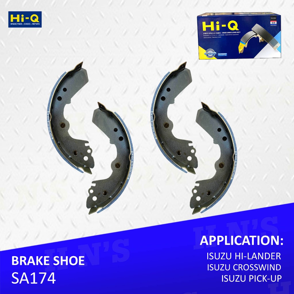 HI-Q Brake Shoe ( REAR ) for Isuzu Hi-lander ( 1996 - 2001 ) Isuzu ...