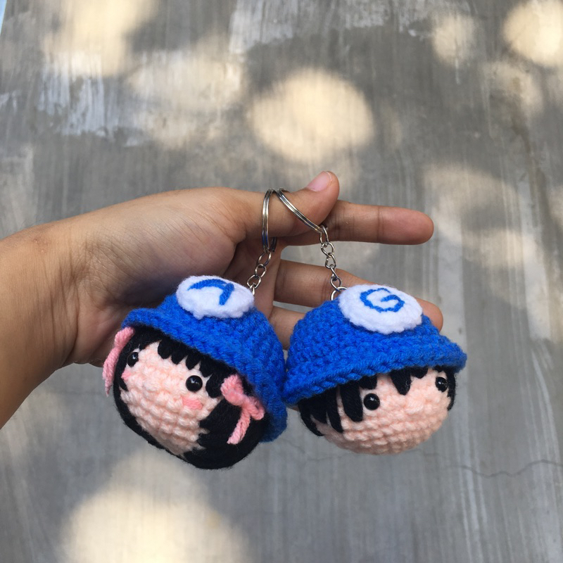 Crochet Customized Couple Keychains | Shopee Philippines