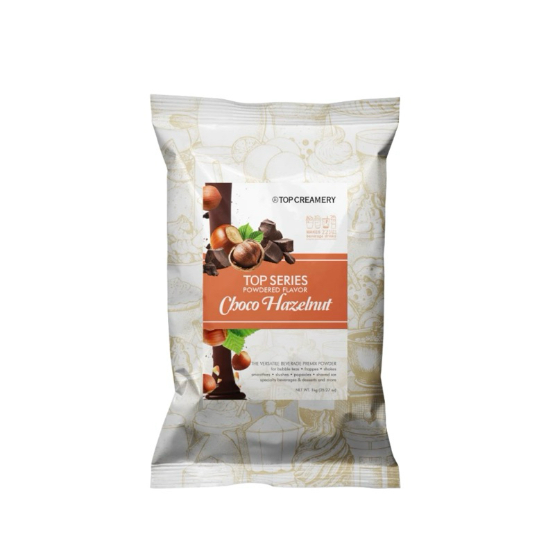 Top Creamery Choco Hazelnut Powdered Flavor 1kg | Shopee Philippines