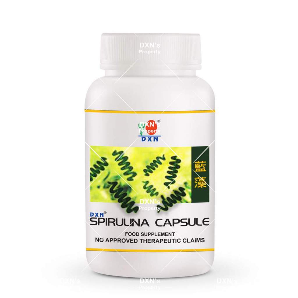 DXN Spirulina Capsule 90 capsules x 350mg & 30 capsules x 350mg ...