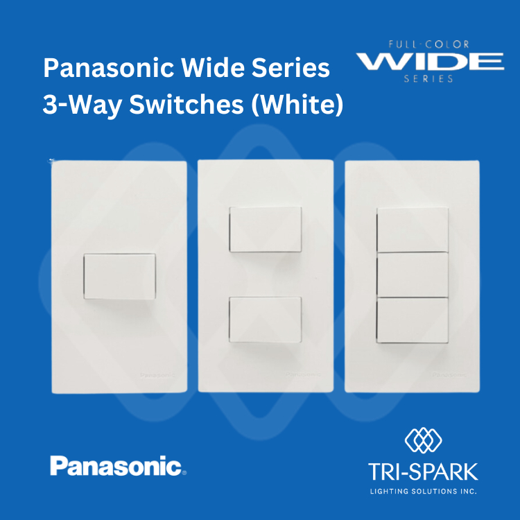 Panasonic Wide Series 3-Way Switches (White) | Shopee Philippines