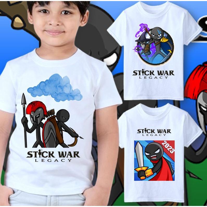 STICK WAR KIDS T-Shirt PAMBATA CHARACTER GRAPHIC SHIRT 0 to 12 years ...