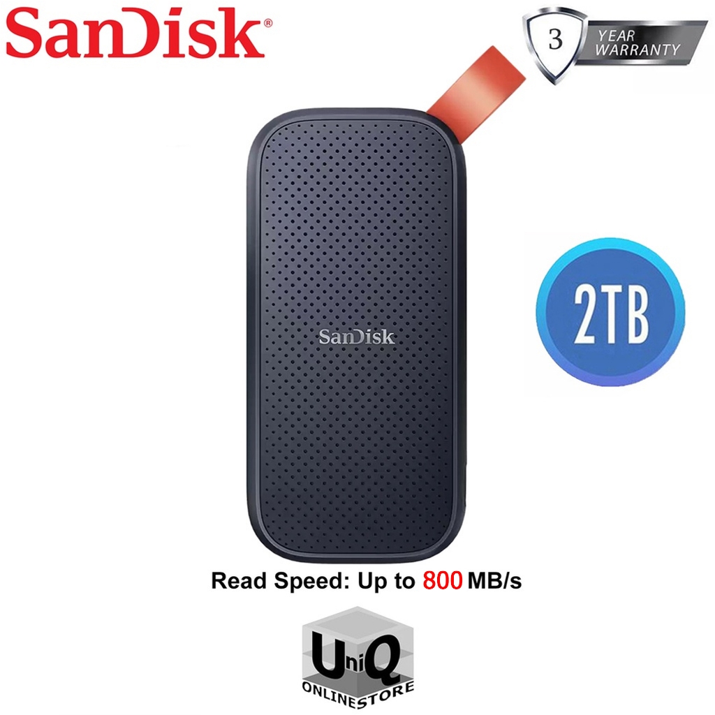 Sandisk Portable SSD Model SDSSDE30-2T00-G26 2TB, Connector Type: C USB 3.2 | Shopee Philippines