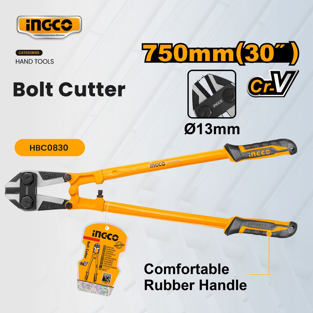 Ingco HBC0830 30" Bolt Cutter / Chain Wire Lock Cutter / Rebar Cutter ...