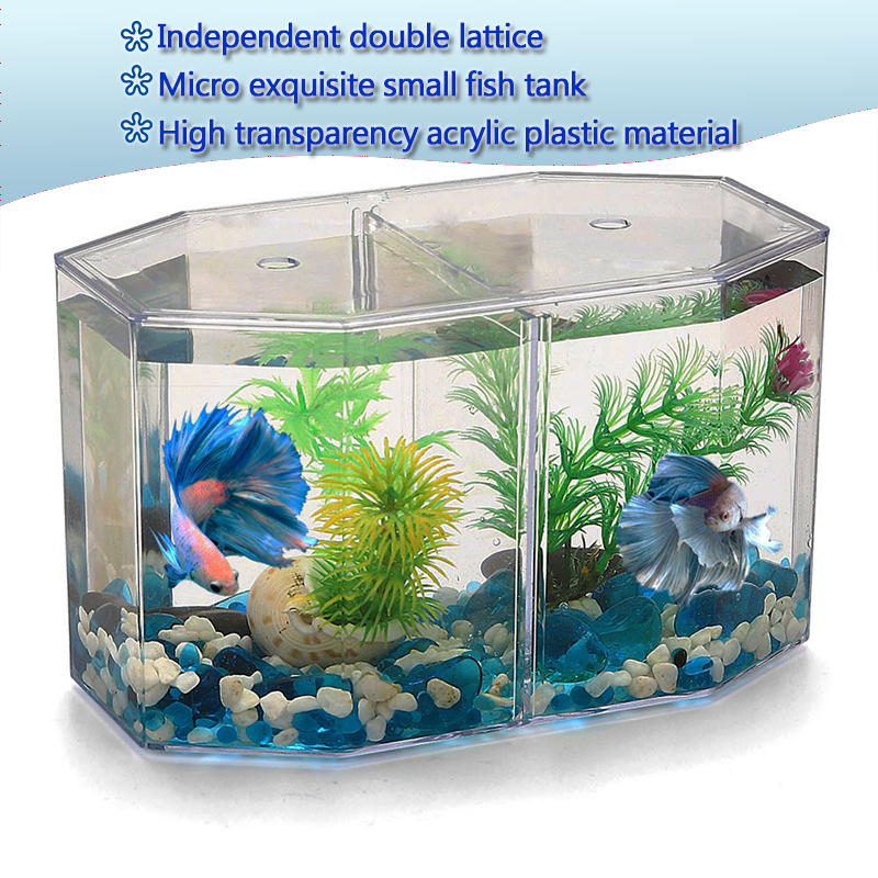 Aquarium Accessories Betta Fish Tank Small Fish Hatching Bowl with ...