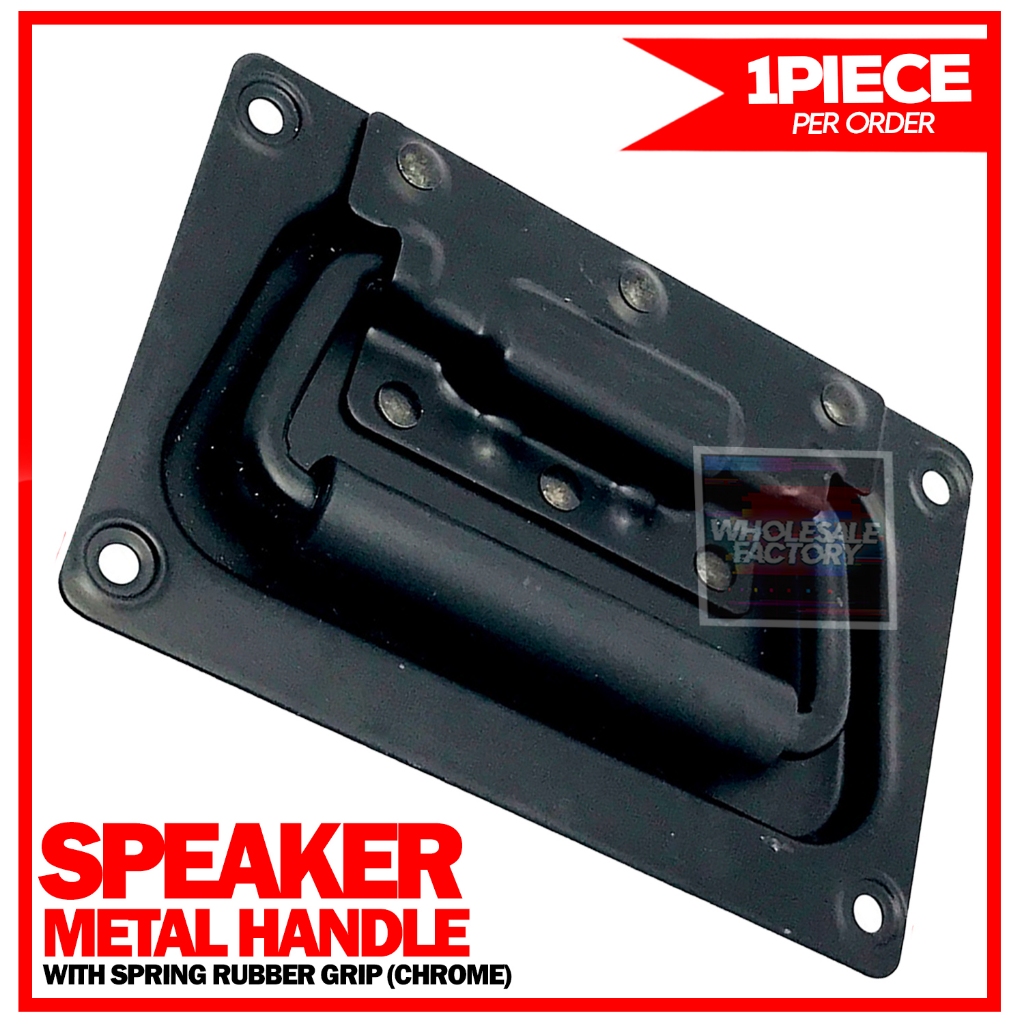NEW Black Metal Handle With Spring Black Rubber Grip Heavy Duty ...