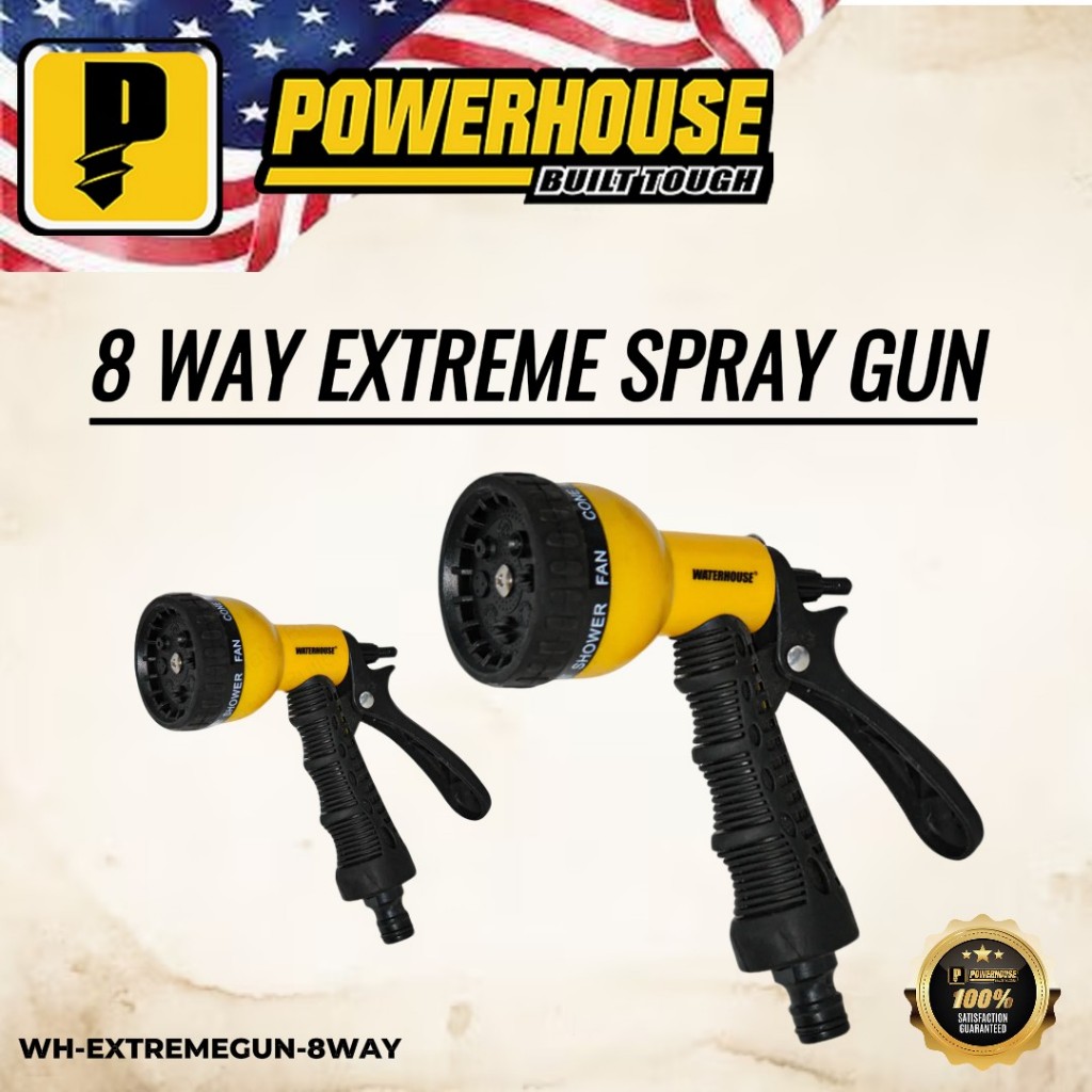 POWERHOUSE 8 WAYS EXTREME SPRAY GUN | Shopee Philippines