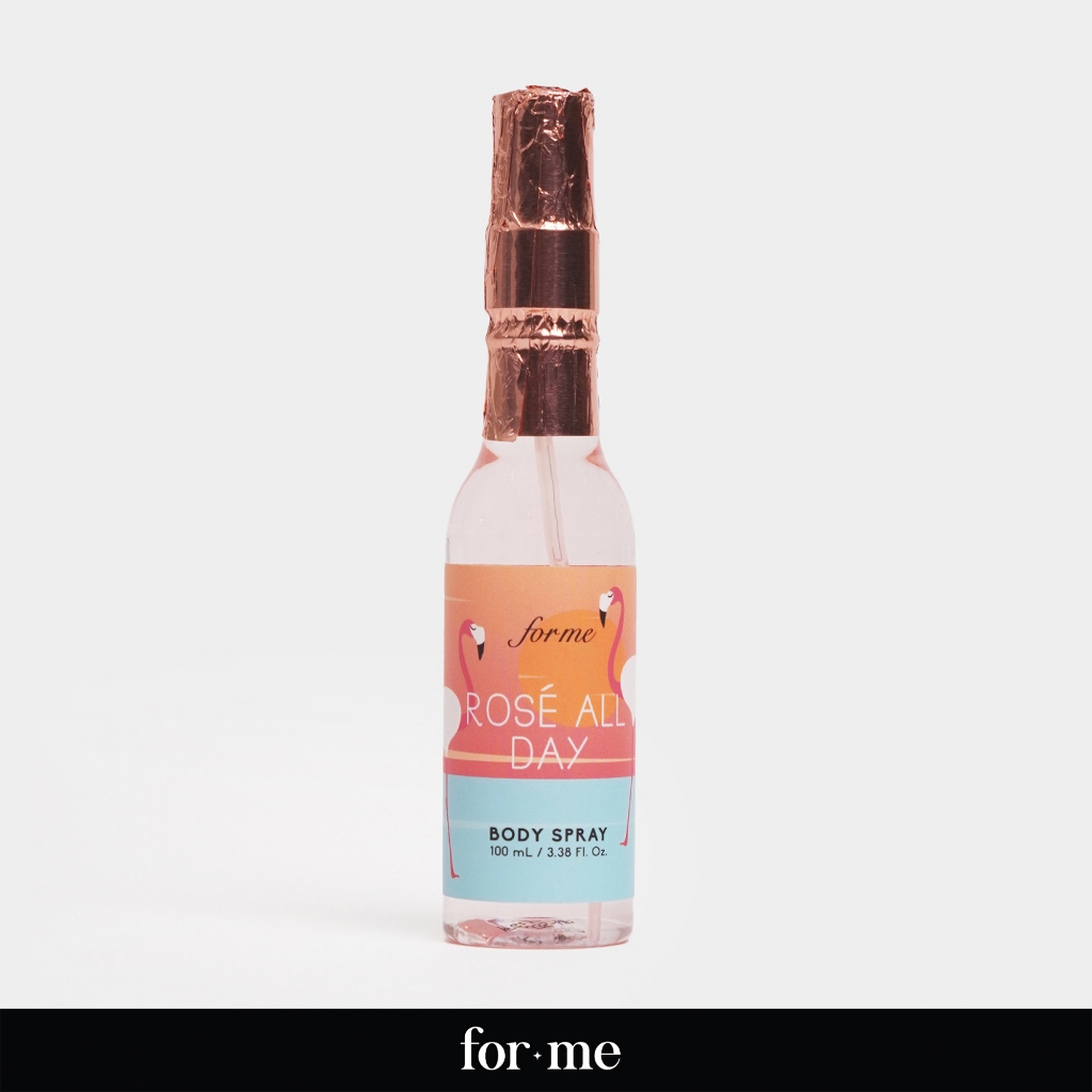 ForMe Rosé All Day Body Spray For Women 100ML (Pink) | Shopee Philippines