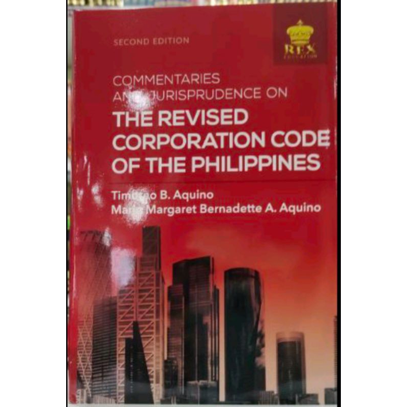 AQUINO-THE REVISED CORPORATION CODE OF THE PHILIPPINES 2020/2024 ...