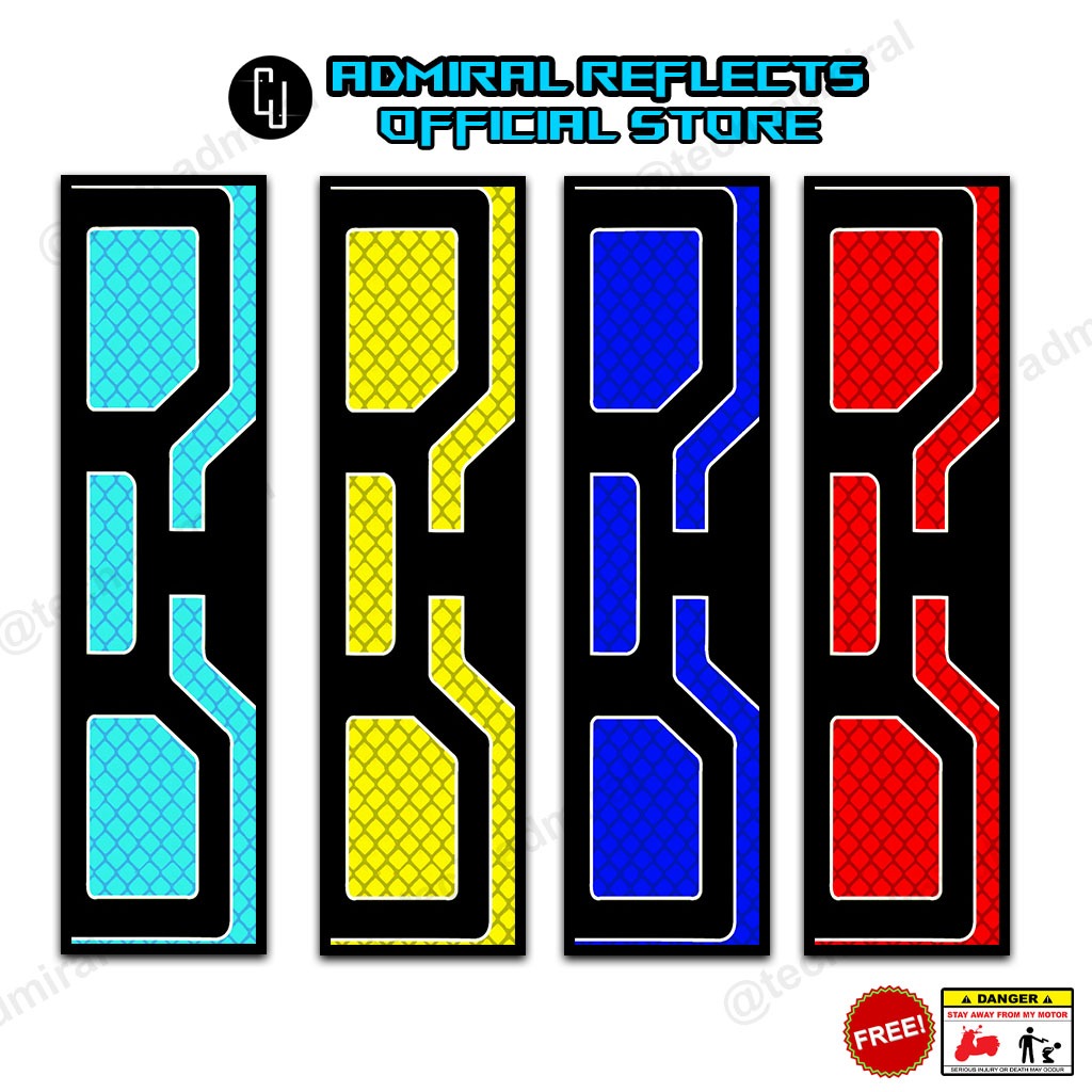 Alloy Top Box Sticker Waterproof Niwra Tough Edition (REFLECTORIZED ...