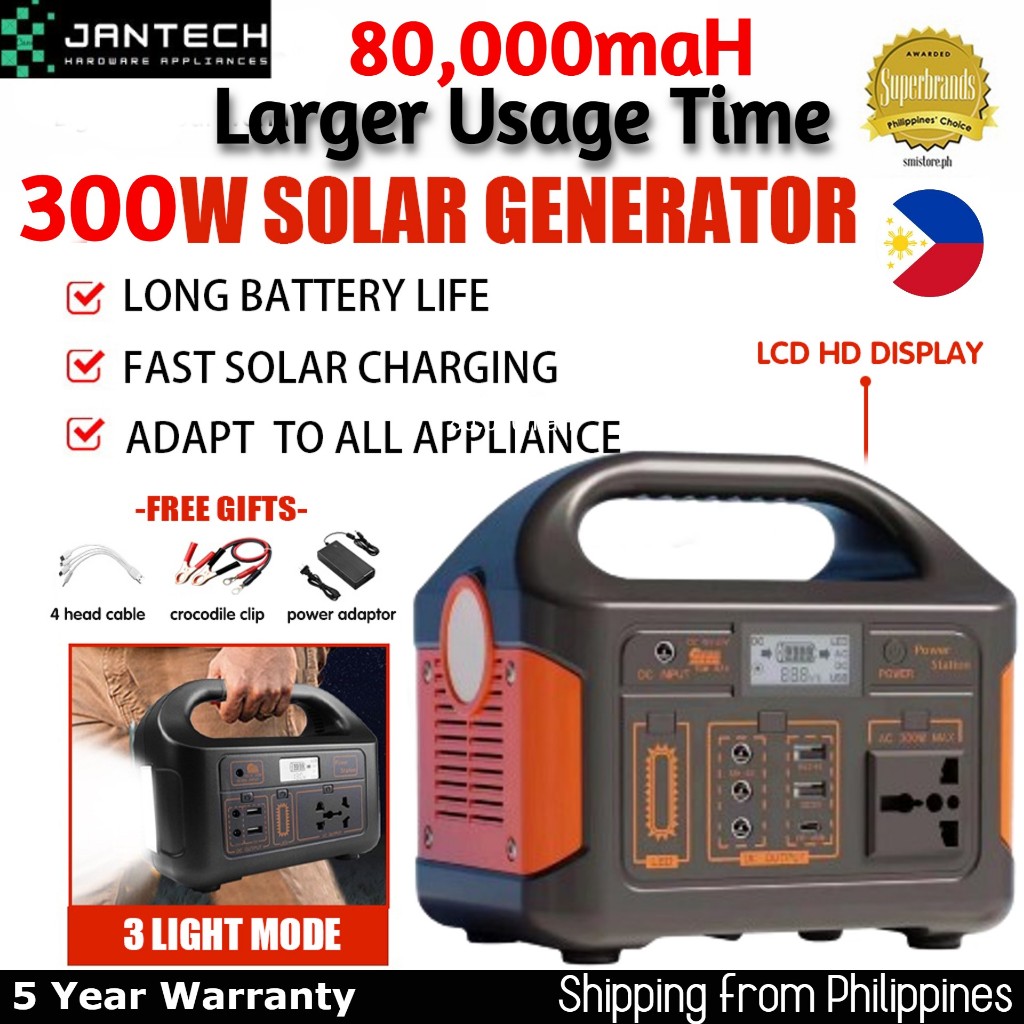 Original Jantech Power Station Portable 300W 200W 150W Multi-Function PowerBank Big Capacity ...