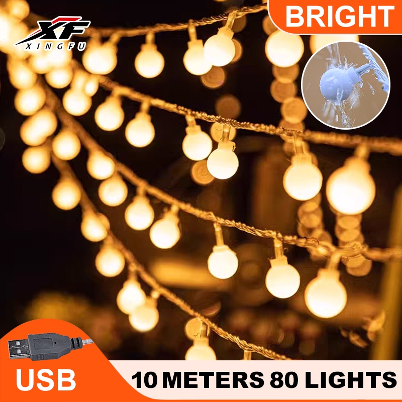 Solar led lamp string outdoor waterproof camping lamp string atmosphere ...