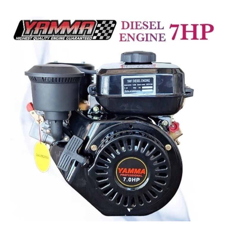 YAMMA 7HP 168FD AIR-COOLED DIESEL ENGINE JAPAN TECHNOLOGY | Shopee ...