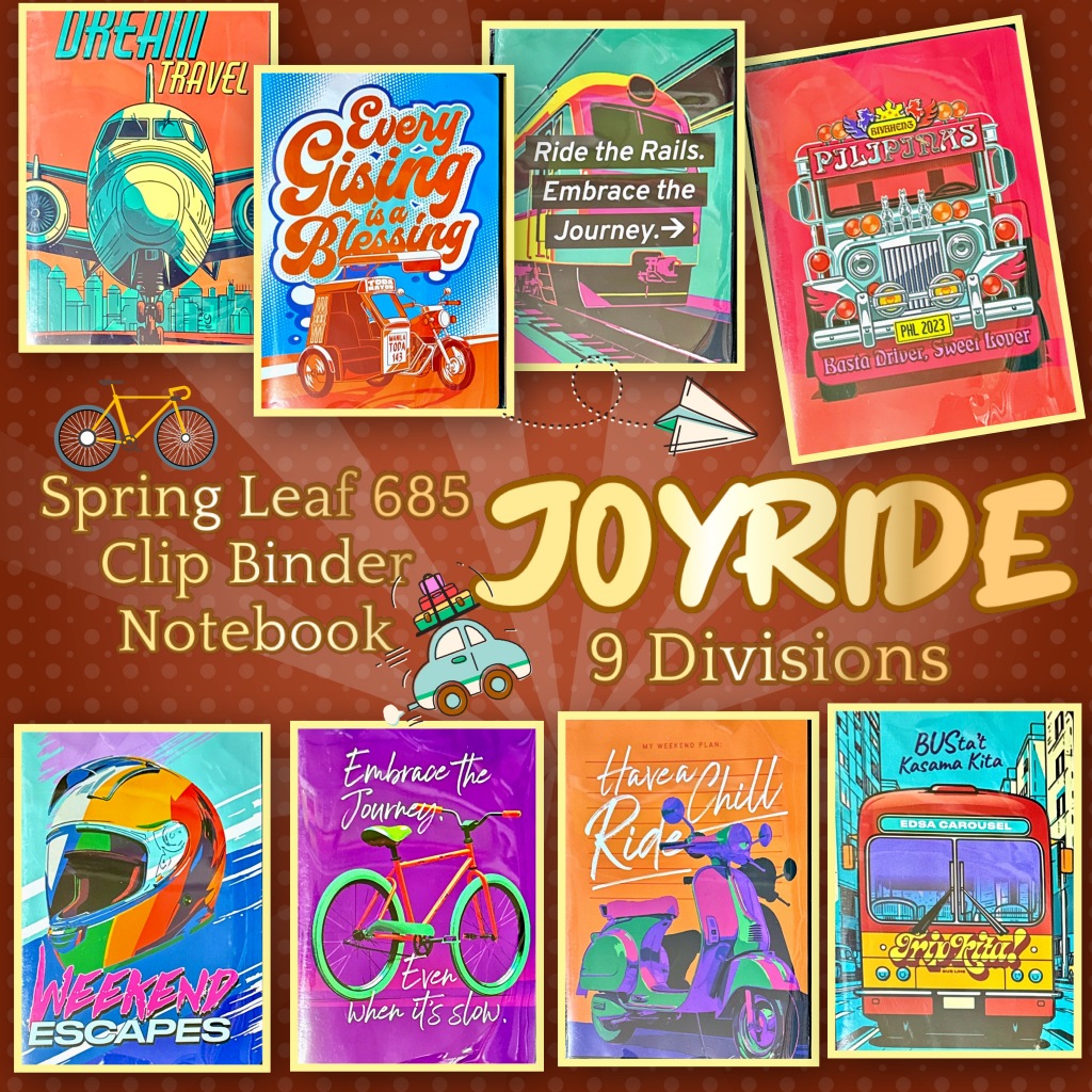 SpringLeaf Clip Binder Notebook 9 divisions - JOYRIDE | Shopee Philippines