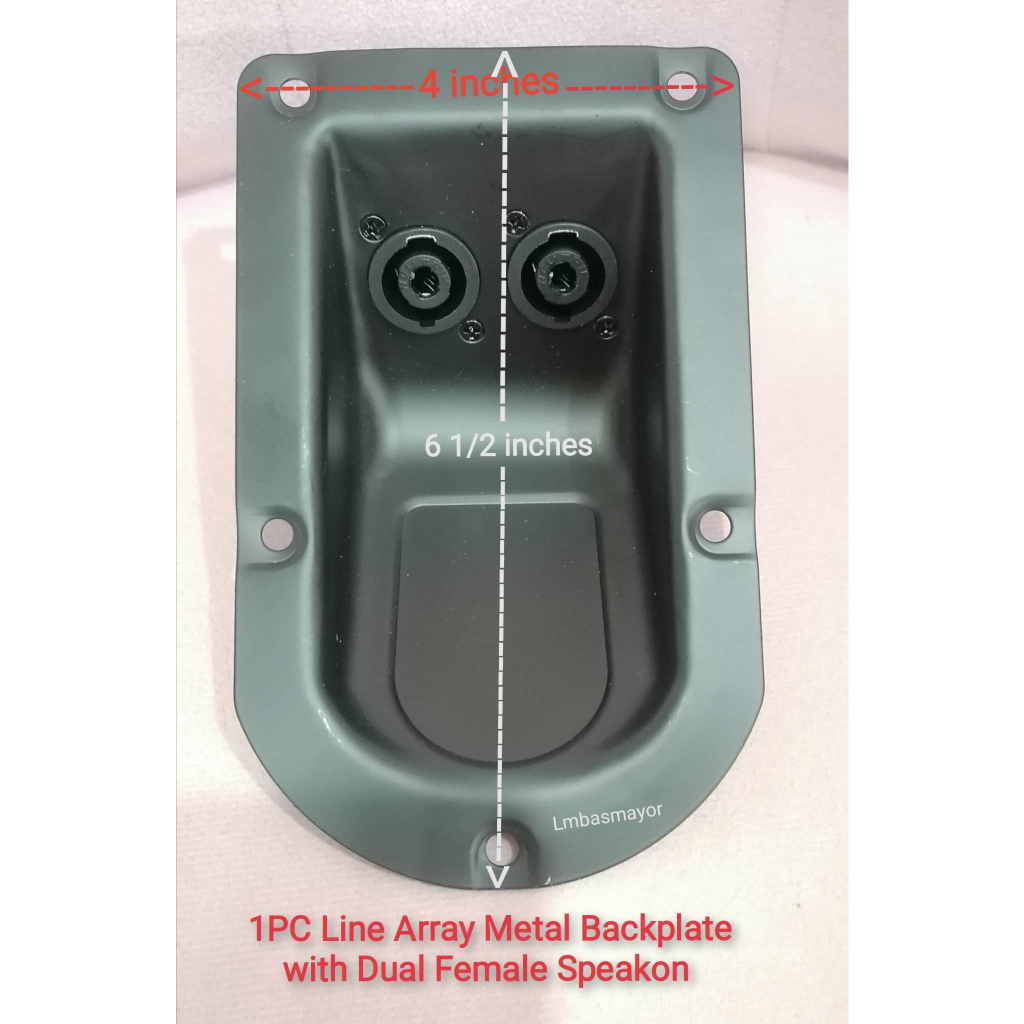 Metal Back Plate Wiring Panel with Dual Female Speakon for Line Array ...