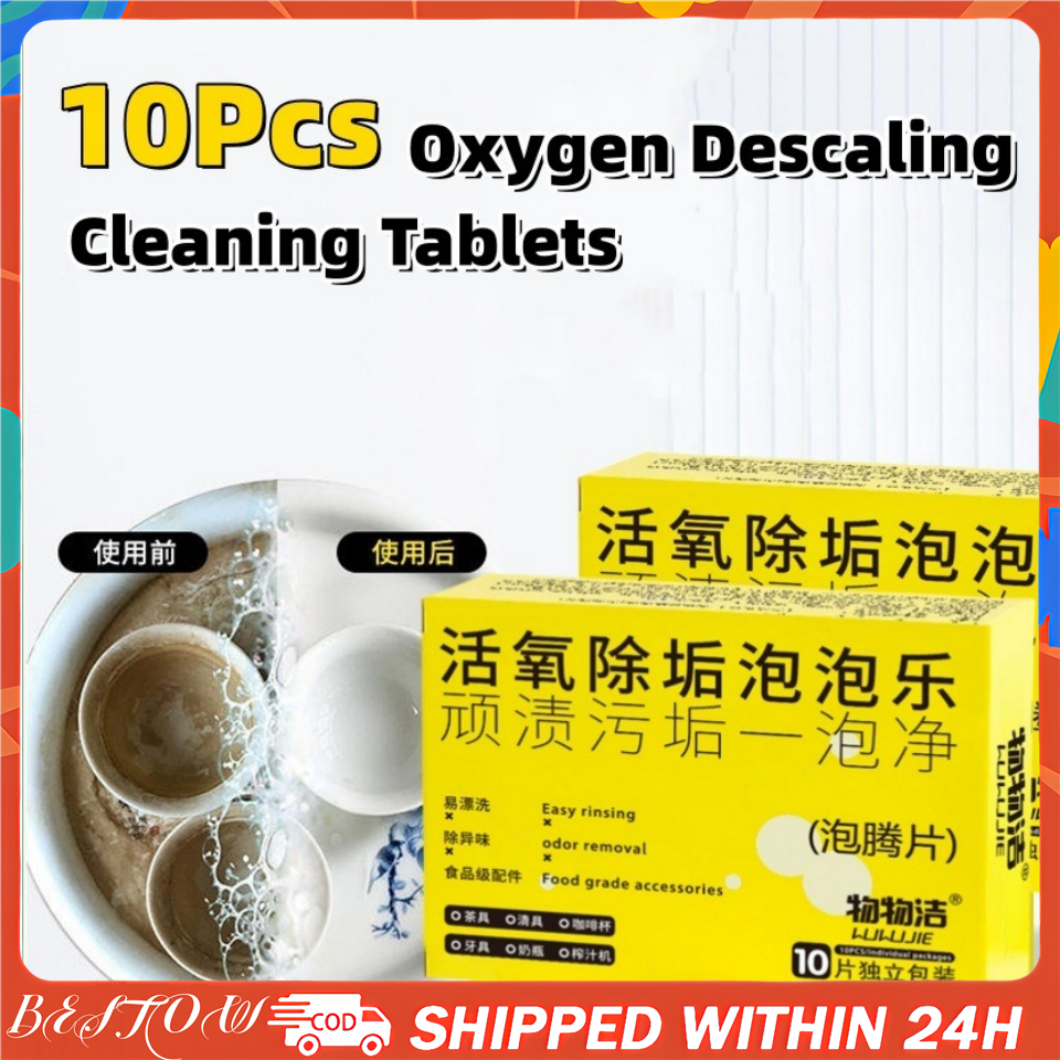 Active Oxygen Descaling Bubble Effervescent Tablets Tea Cup Scale Deep ...