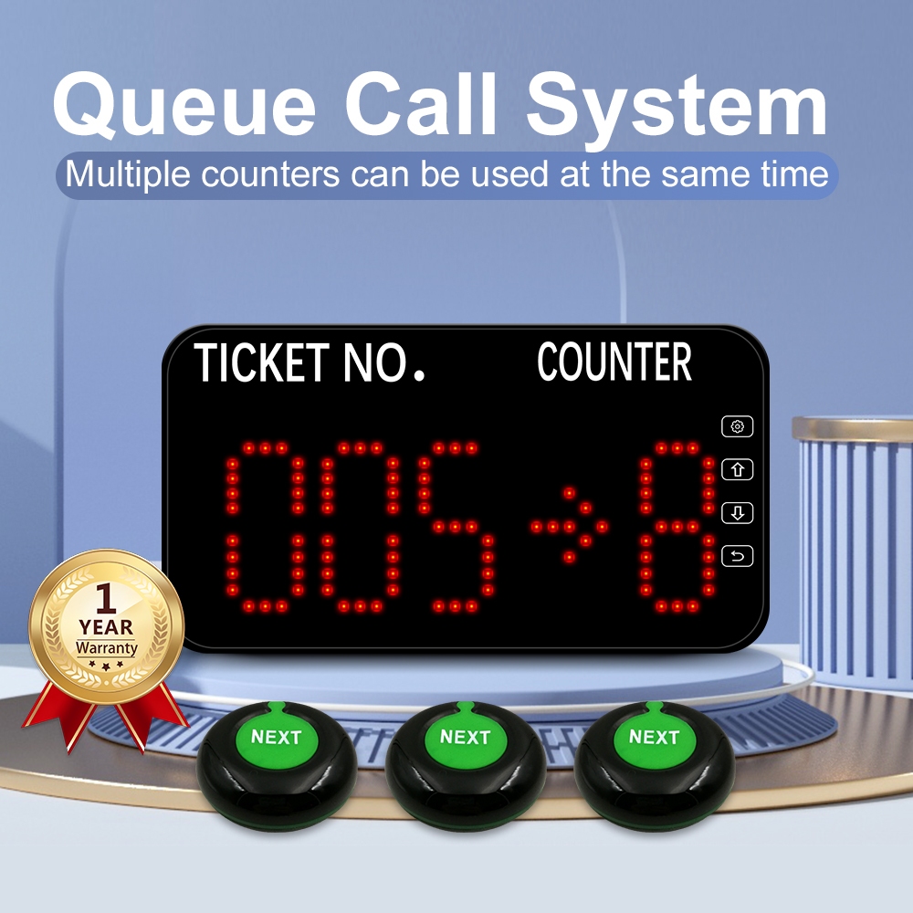 Queue wireless calling system for Restaurant Clinic Bank Pager Long ...