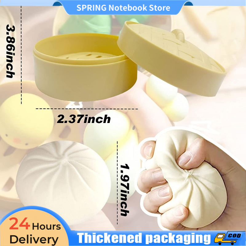 Squishy Bun Siopao Toy Simulation Buns Toys Squeeze Ball Fidget Toys ...