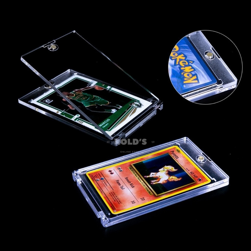 [35-360PT] Magnetic Card Holder Case for Photocards Trading Cards | Card UV Protector | Shopee ...