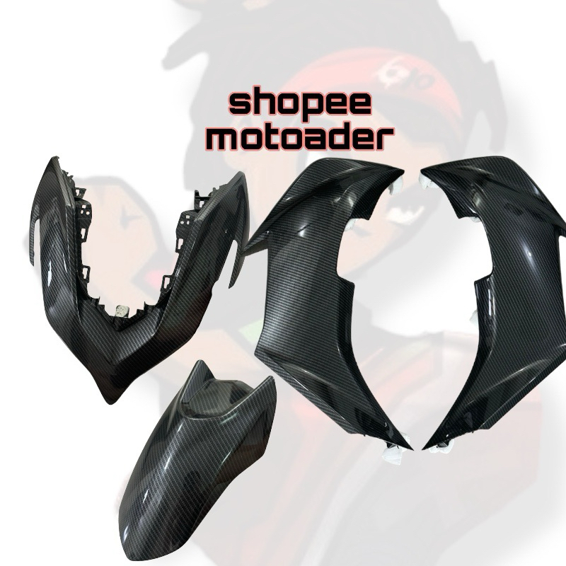 (rinj carbon)Aerox v2 Carbon Parts Front fender Side pannel front ...