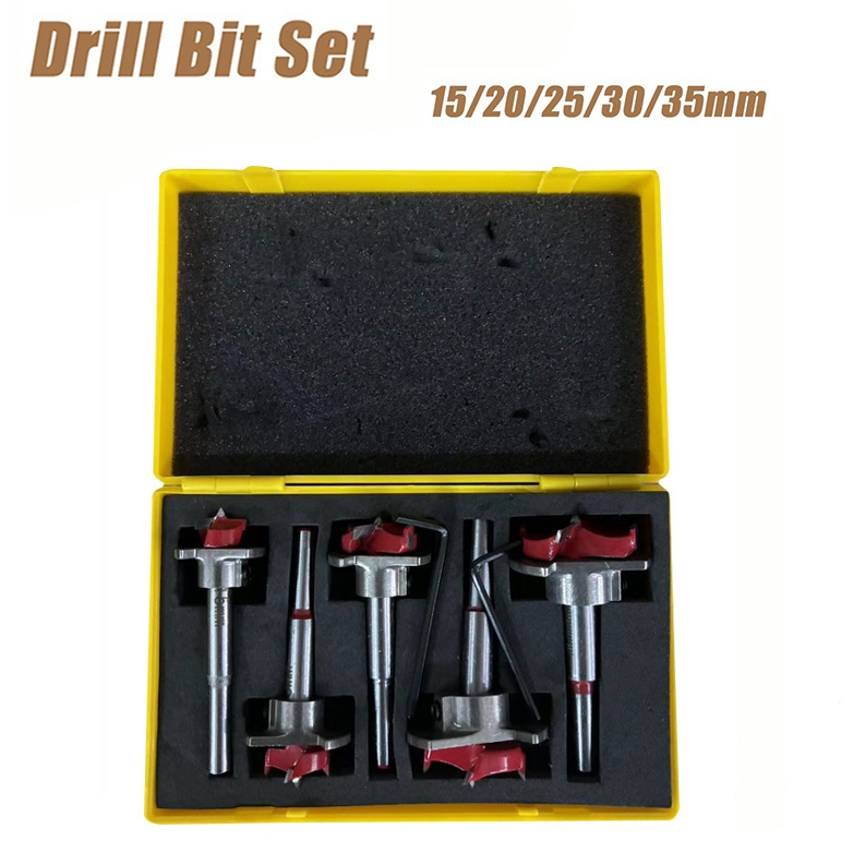 Woodworking Hole Opener Set Positioning Hard Alloy Flat Wing Drill ...