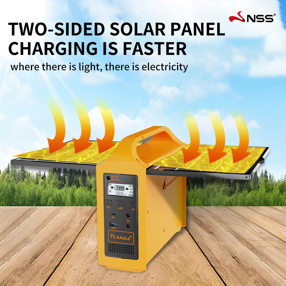 NSS Solar Power Station Outdoor Portable 220V 100/200W Multi-function ...