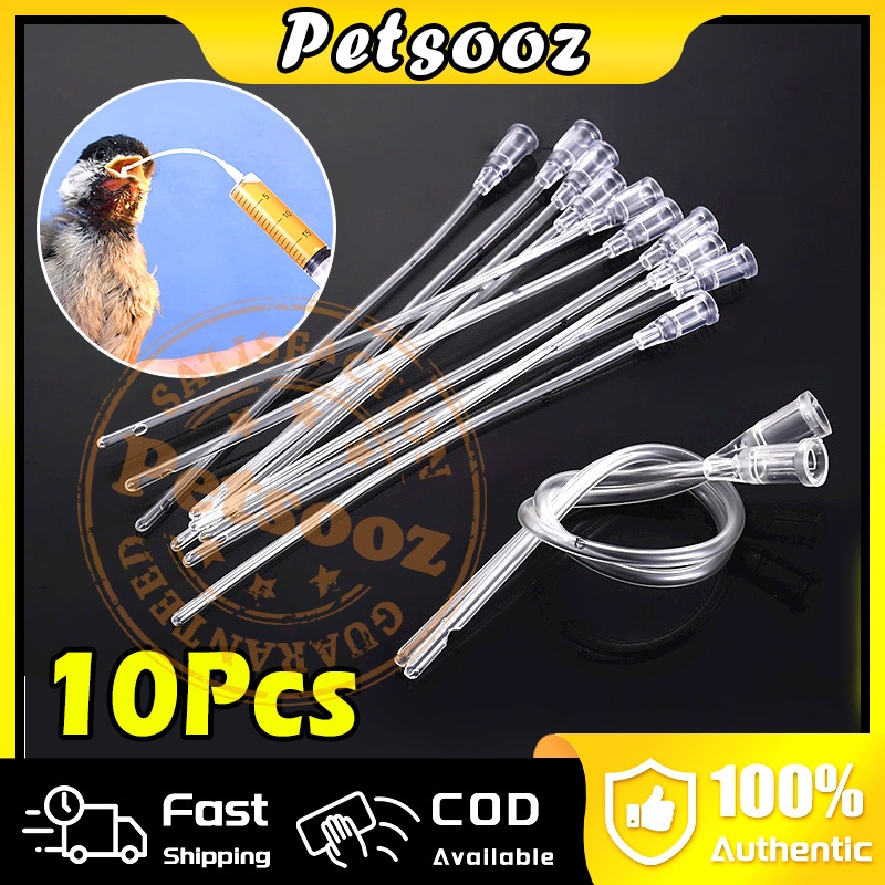 10Pcs Bird feeding tube Plastic Syringe hose for handfeeding puppy ...