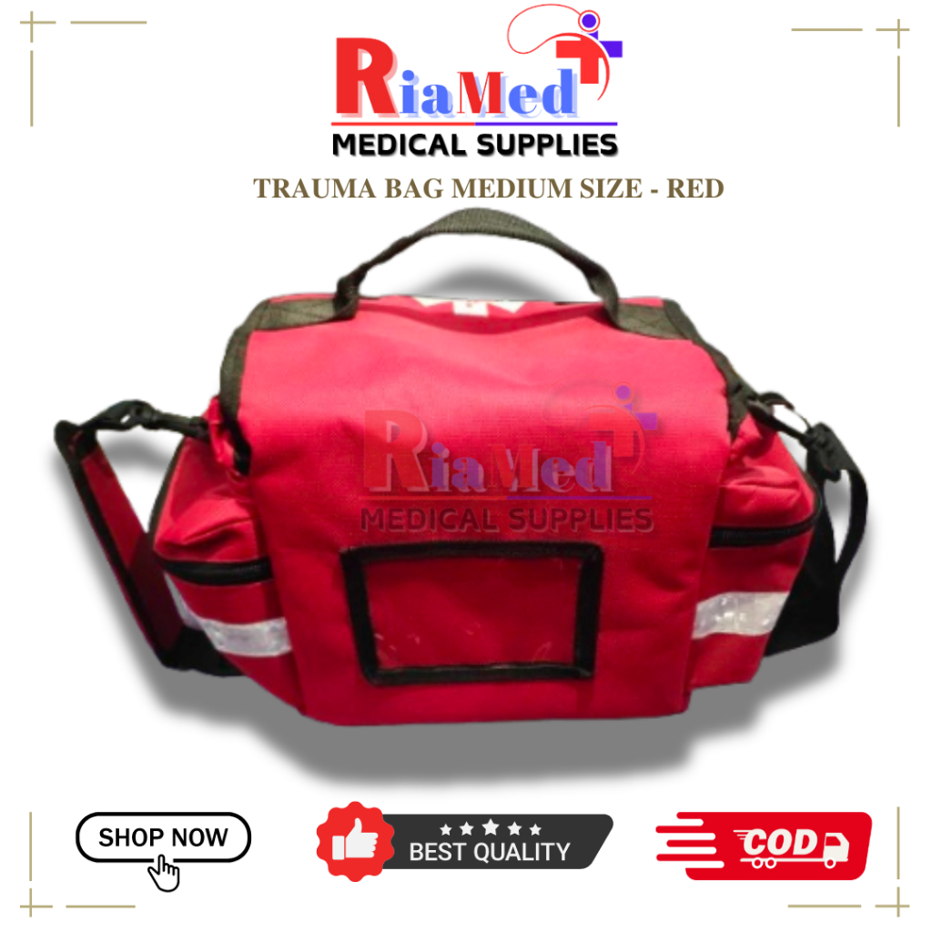 TRAUMA BAG MEDIUM SIZE - RED | Shopee Philippines