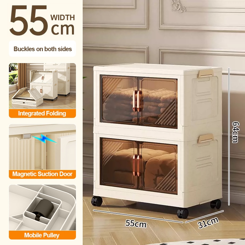 Foldable Storage Cabinet for Kitchen Durabox Bedroom Drawer Cabinet ...