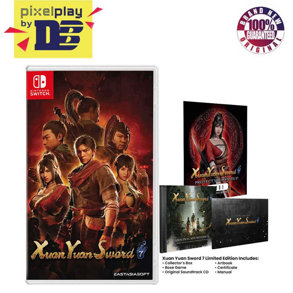 Nintendo Switch Xuan Yuan Sword 7 Limited Edition (Asian) | Shopee ...