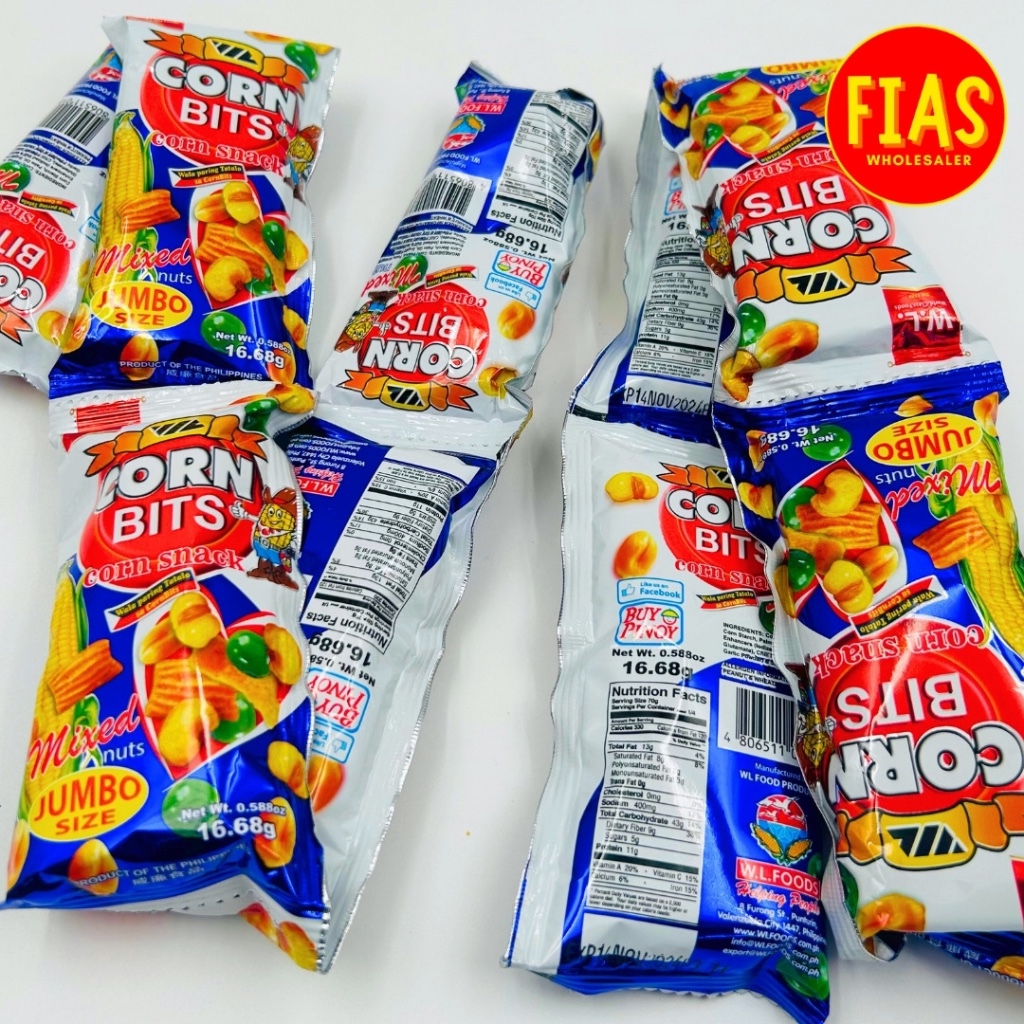 10 pcs Mixed Nuts Corn Bits Corn Jumbo Size 16.68g | Shopee Philippines