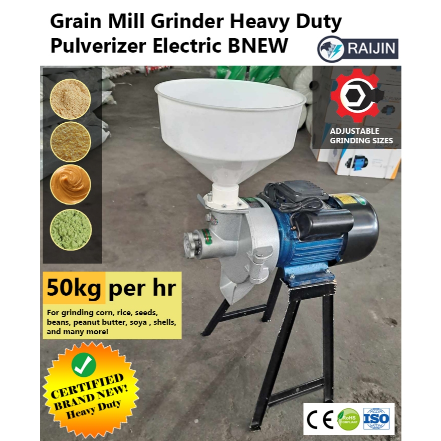 corn grinder peanut butter grain mill wet and dry pulverizer heavy duty ...