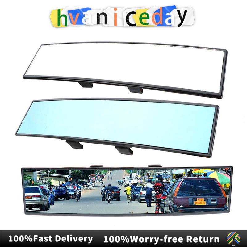 12 Inch HD Wide Angle Car Rearview Mirror Anti-Glare Wide Convex ...