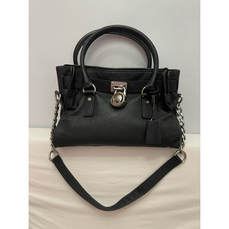 Authentic MICHAEL KORS MK HAMILTON Small Black PRELOVED (Description ...