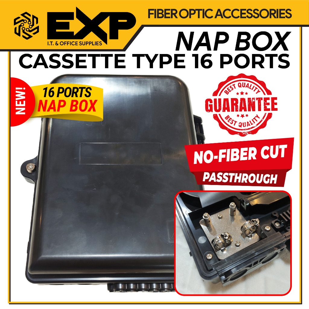 Fiber Optic - NAP BOX 16 Ports | Box Only! | w/ 2pcs 1.0meters Pole ...