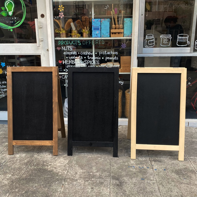 SALE Back to Back Chalkboard (25x16 inches) For Signage and Menu ...