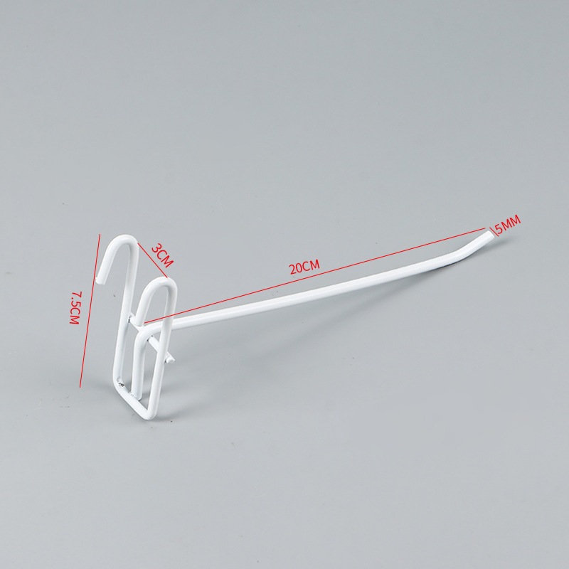 10pc Mesh stall shelf hooks, metal display racks, iron wire mesh hooks ...