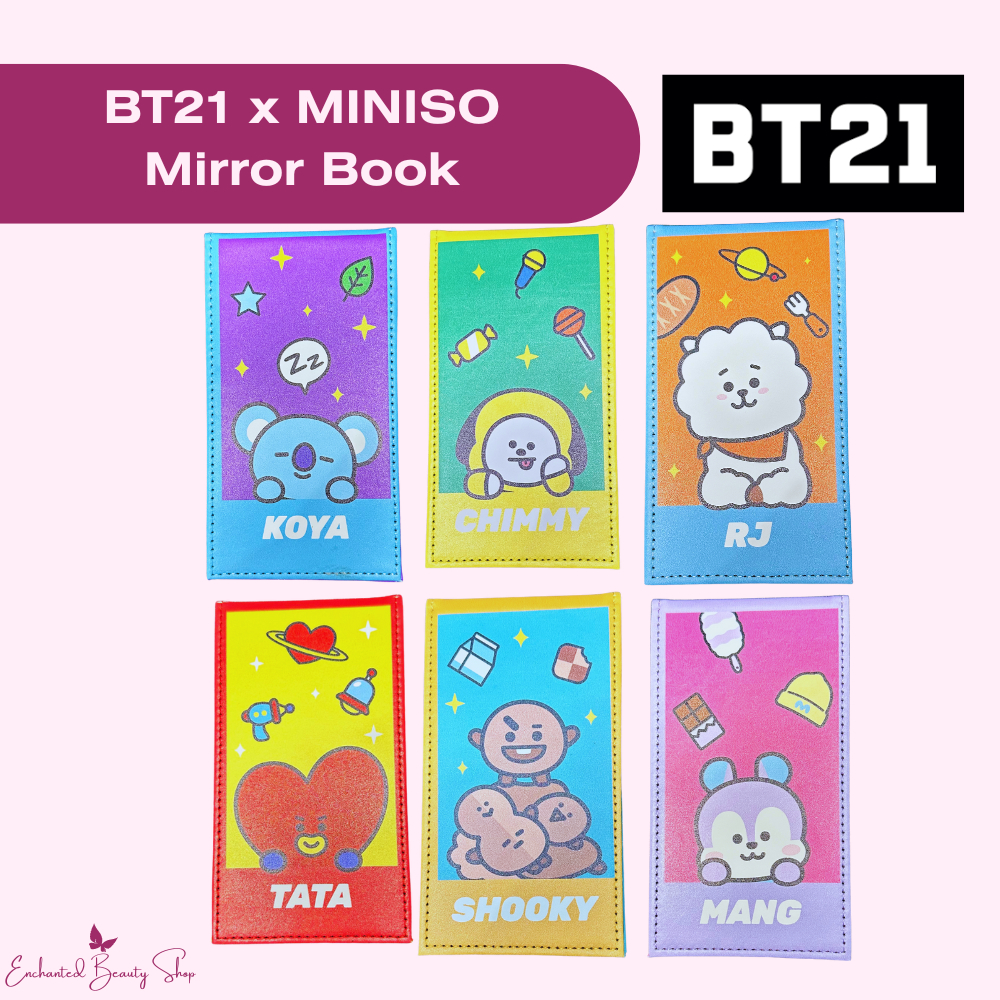 BT21 x MINISO Mirror Book 80 Sheets | Shopee Philippines