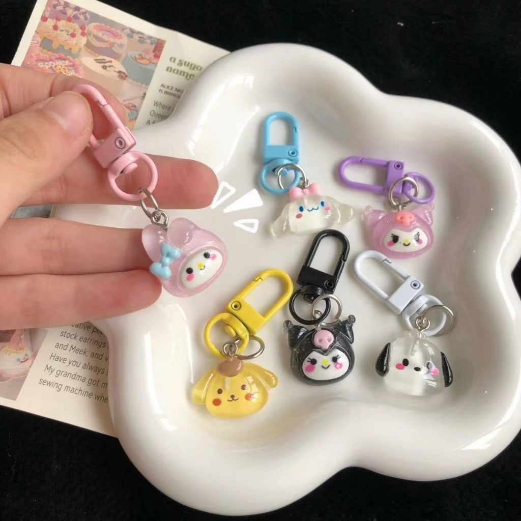 Cartoon Twinkle Kawaii Cute Keychain Girl Heart matching keychains ...