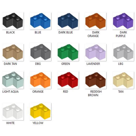 LEGO Part: Brick 2x2 Corner | Shopee Philippines