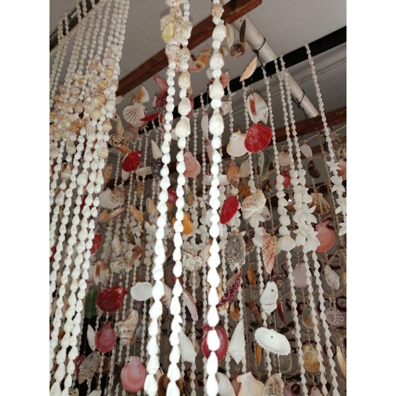 Real Seashell l 72" Curtain strands l sold per strand | Shopee Philippines