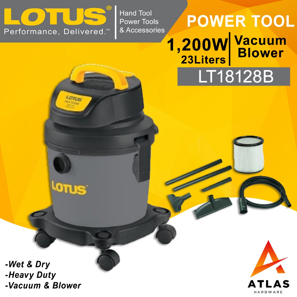 Lotus Wet/Dry Vacuum Plus BLOWER 1200W 6gal LT18128B | Shopee Philippines