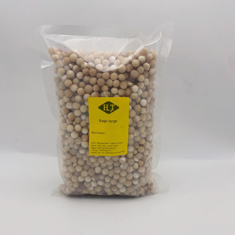 SAGO PEARL RAW / Small / Medium / Large ( Available in 1kg / 500g ...