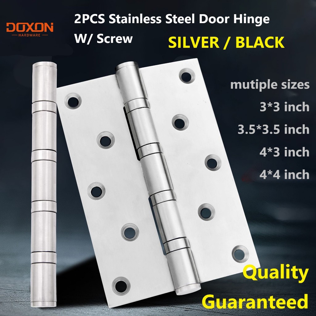 DOXON Stainless Steel Door Hinge Thickened 2PCS with Screw Bearing Door ...