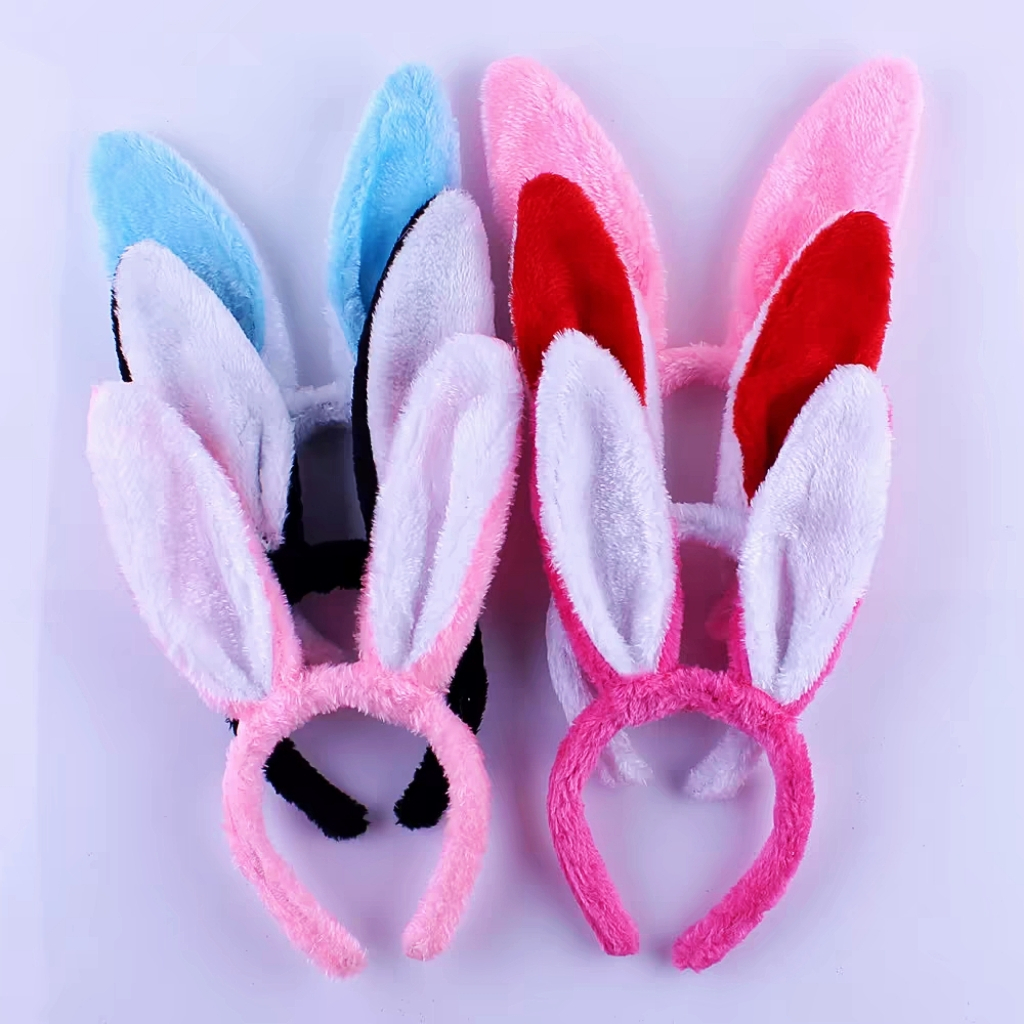 Rabbit Ears Headband Girls Head Buckle Kids party | Shopee Philippines