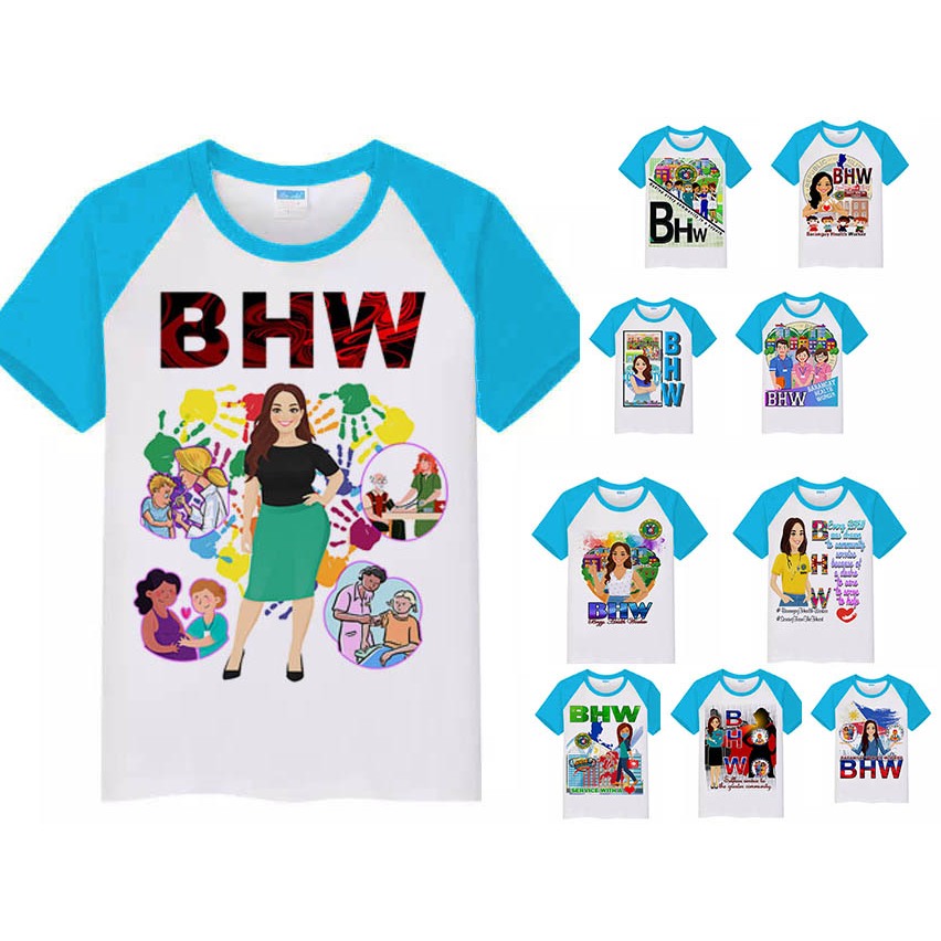 BHW-BRGY HEALTH WORKER SUBLIMATED SHIRT | Shopee Philippines